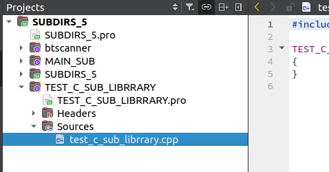 How to save updated subdirs project ? | Qt Forum