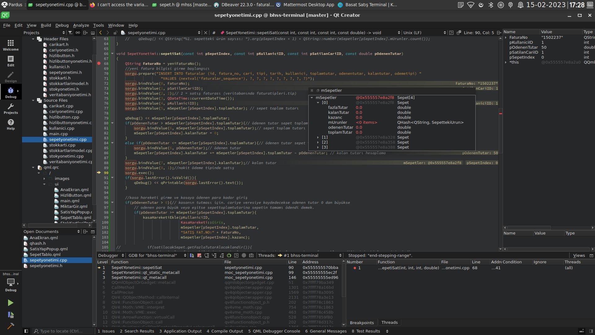 I can't access the variable in the structure from within the class | Qt Forum