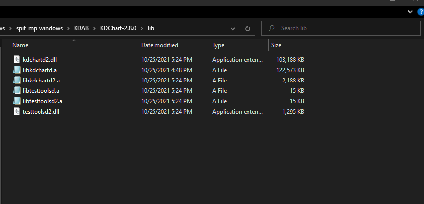 KDChart Library Linking Issue | Qt Forum