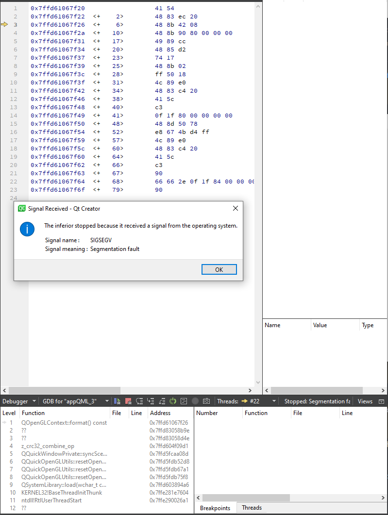 Qt Creator Shows Nothing For My First 3d Project Qt Forum