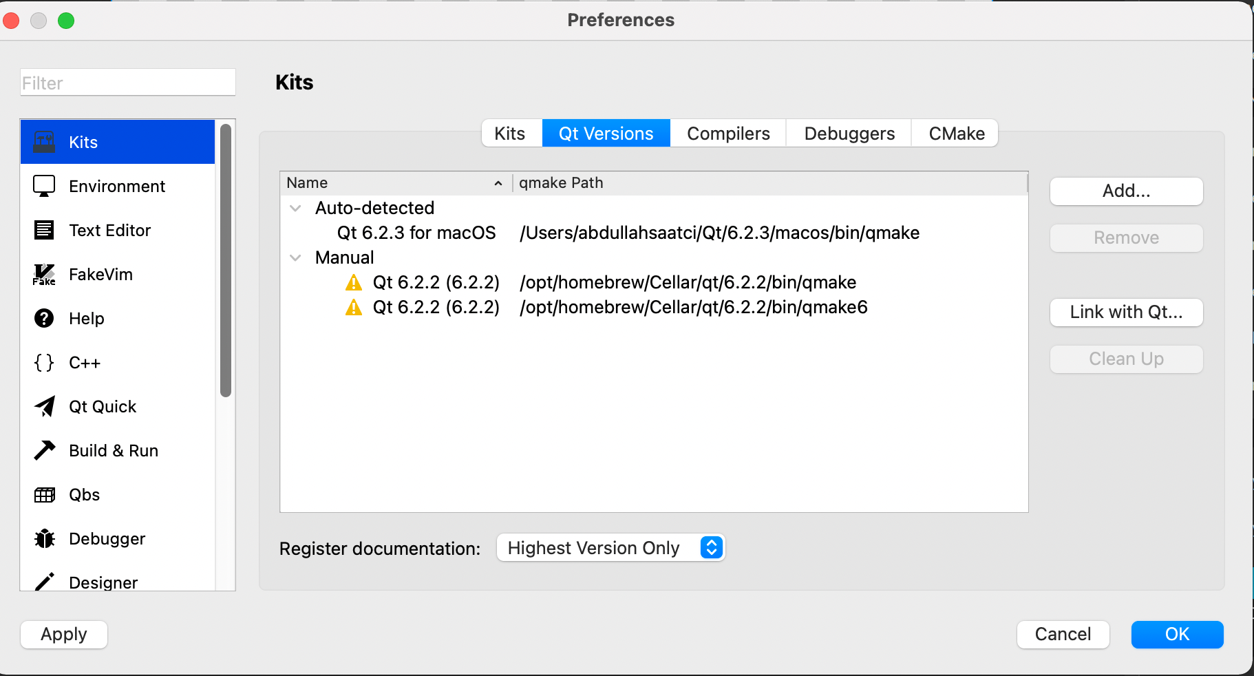 Error => line:0 the the design mode requires a valid Qt kit.(PySide6) | Qt Forum