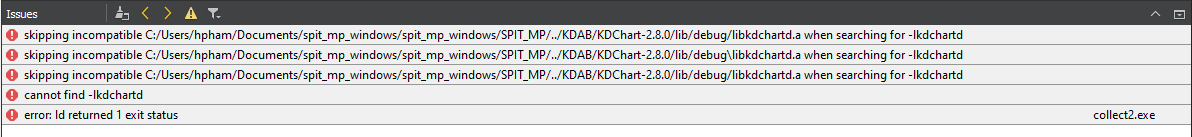 KDChart Library Linking Issue | Qt Forum