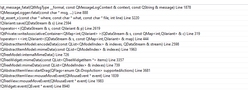 Stream operators for subclassed QTreeWidgetItem not invoked | Qt Forum