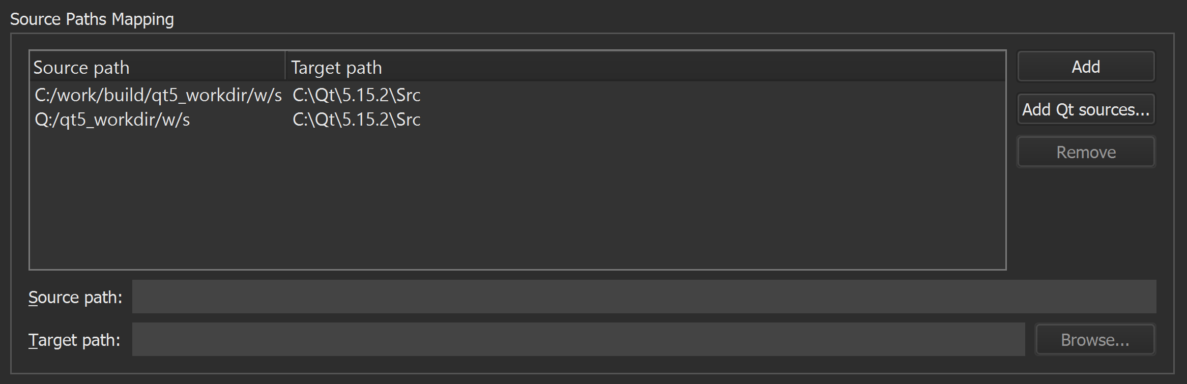 How To Step Into The Qt Source Code Qt 5 15 2 Windows Qt Forum