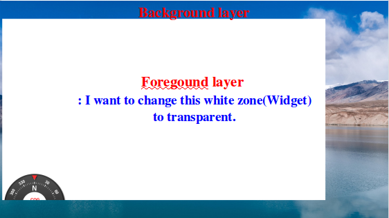 qwidget can`t effect transparent background | Qt Forum