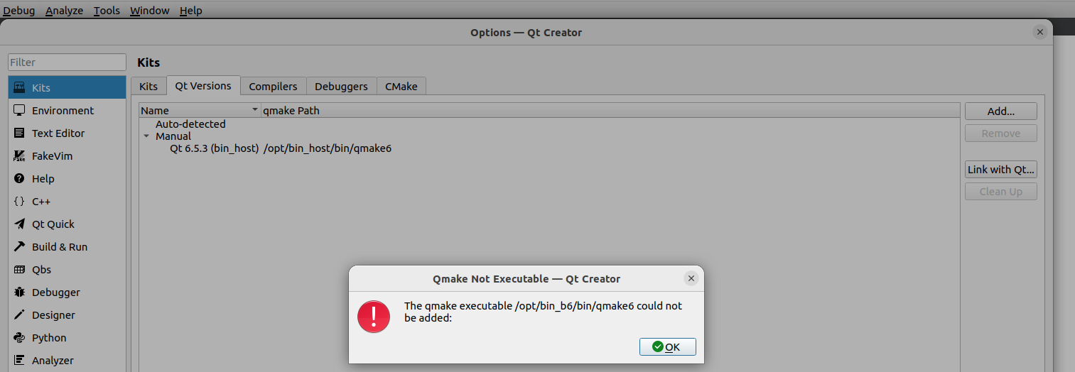 qmake for cross-compiling x86-64 --> armv7 | Qt Forum qmake for cross-compiling x86-64 --> armv7 | Qt Forum